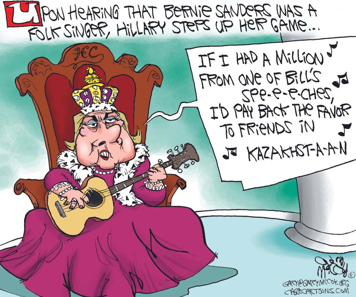 Political cartoon Hillary Clinton | The Week