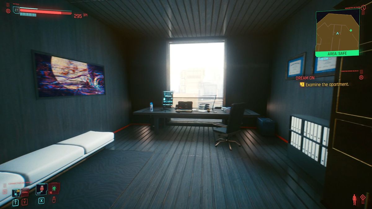 How to examine the Peralez home during Dream On in Cyberpunk 2077 ...