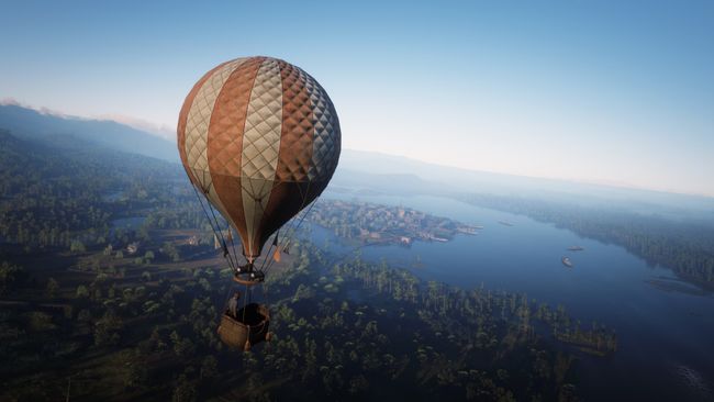 This Red Dead Redemption 2 mod lets you spawn a flyable hot air balloon ...