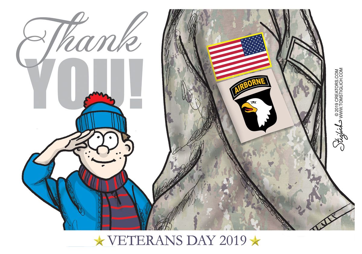 Editorial Cartoon U.S. Veterans Day 2019 Thank You | The Week