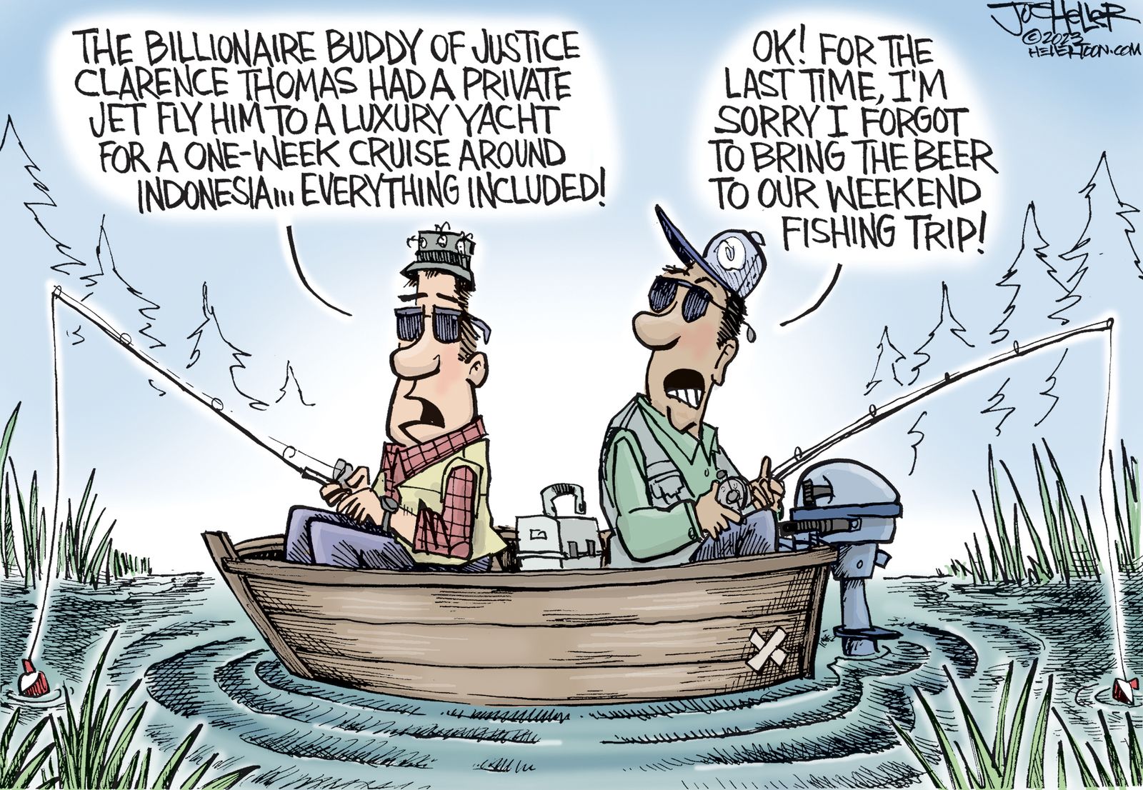 5 unethically funny cartoons about Clarence Thomas | The Week