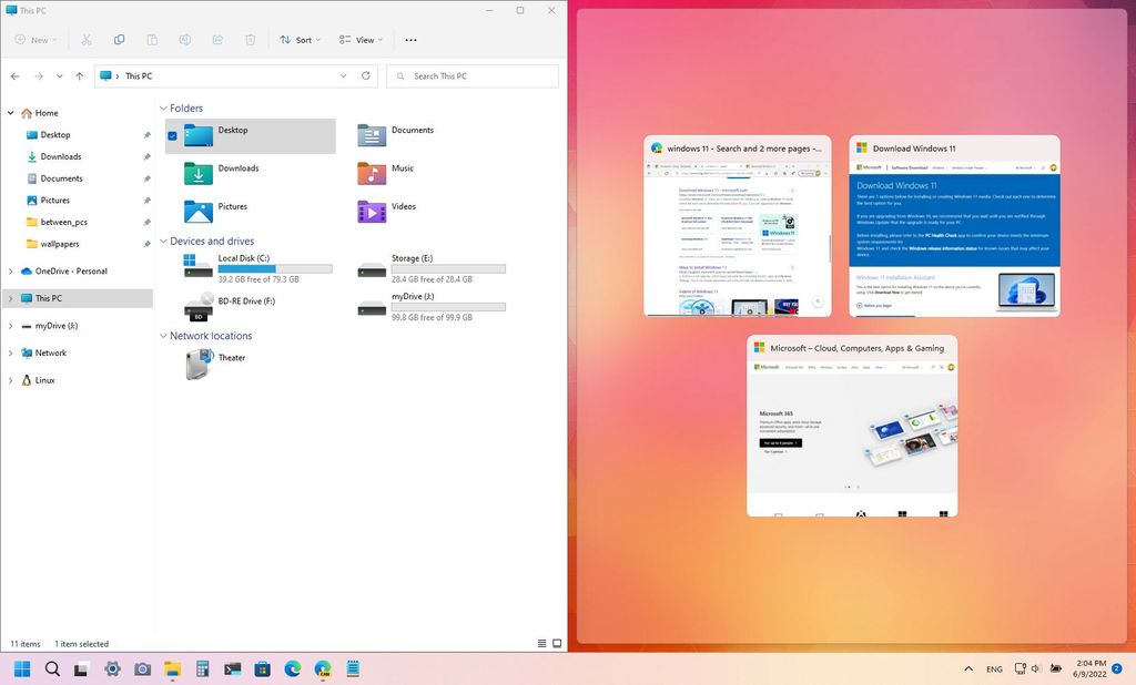 What's new with the desktop interface on Windows 11 2022 Update ...