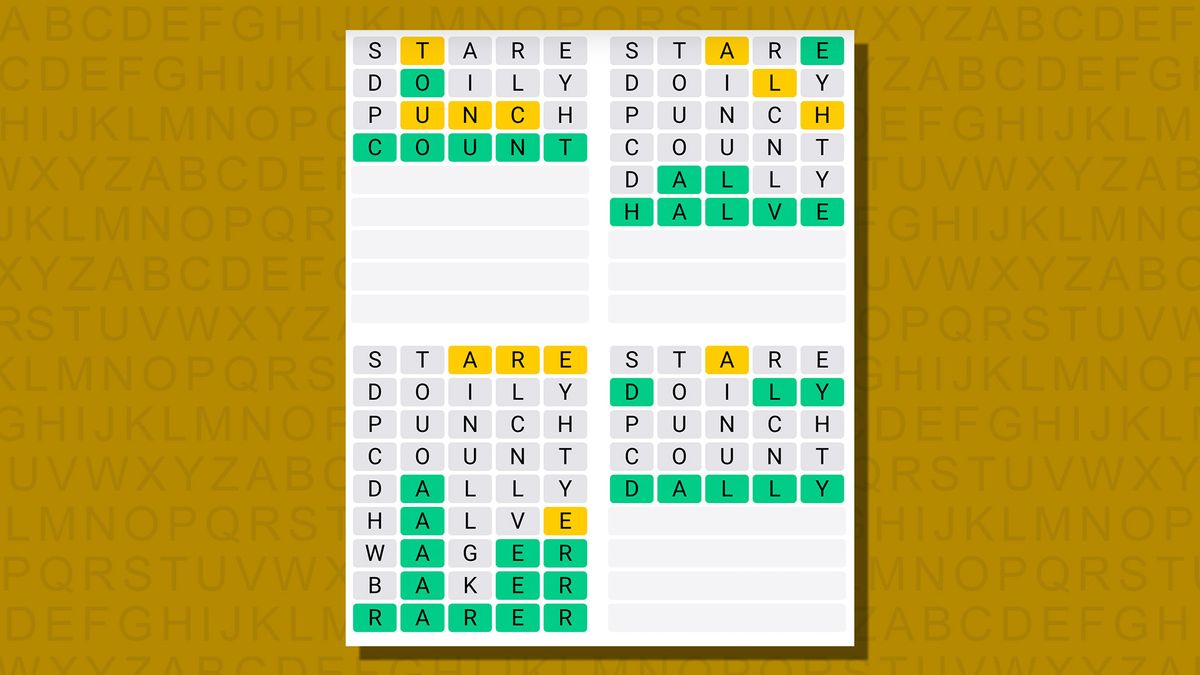 Quordle today – hints and answers for Thursday, January 11 (game #717 ...