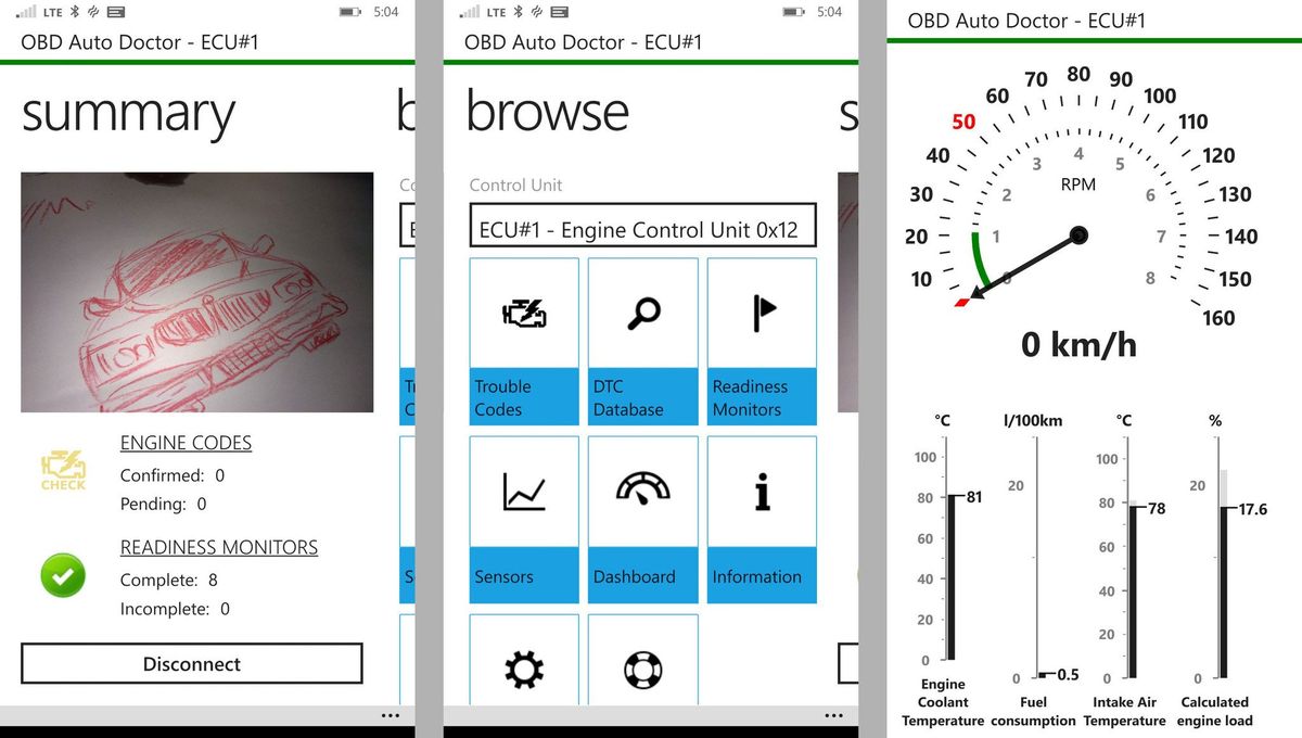OBD Auto Doctor is a must-have Windows Phone app for any DIY auto ...