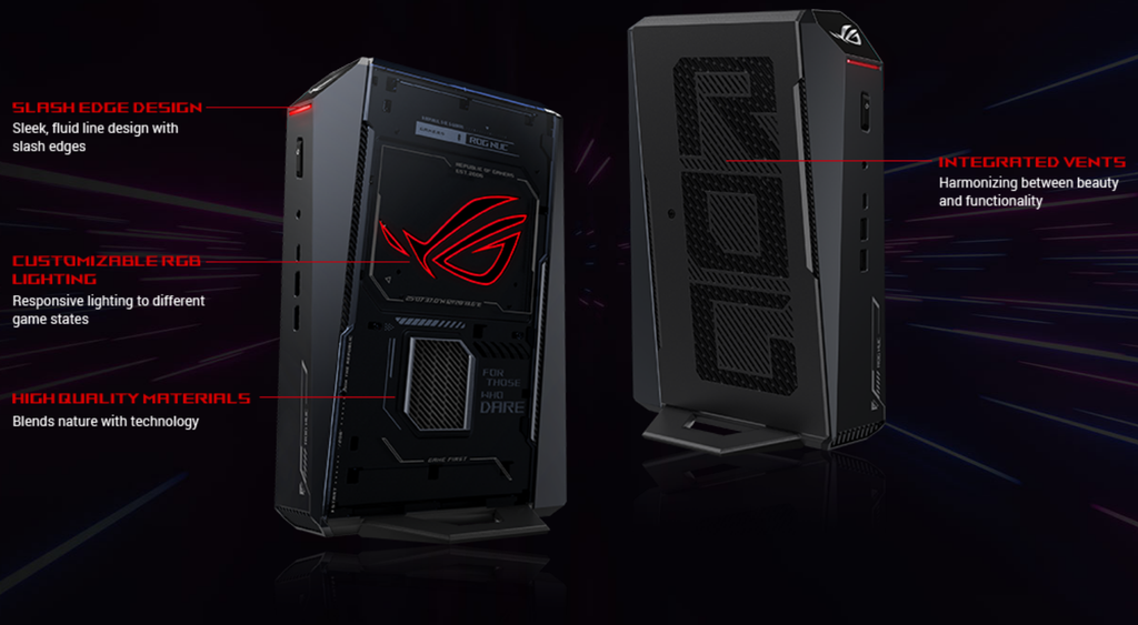 ROG NUC offers powerful performance in a smaller package than a ...
