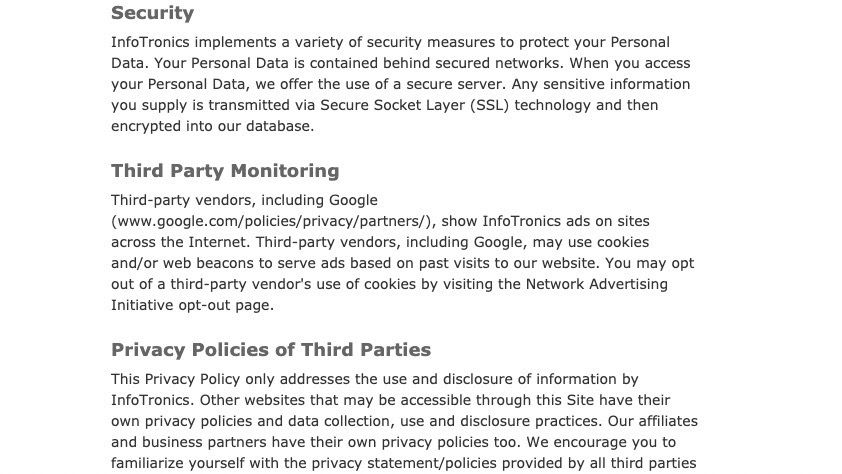 InfoTronics review | TechRadar
