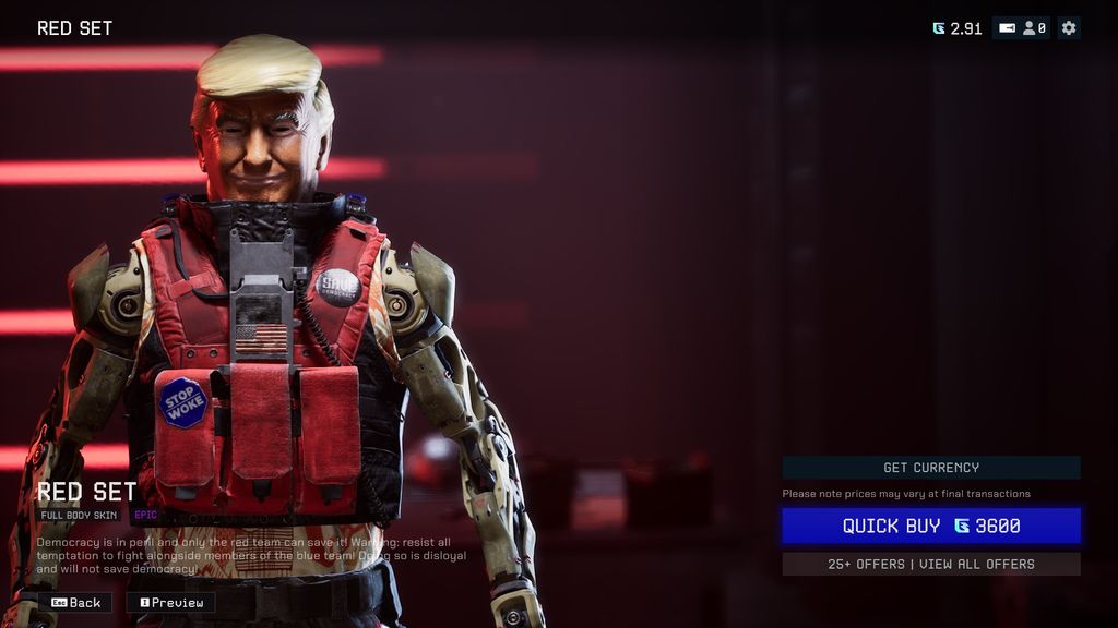 Shooter cosmetics reach a new low with Trump, Kamala, and a neckbeard ...