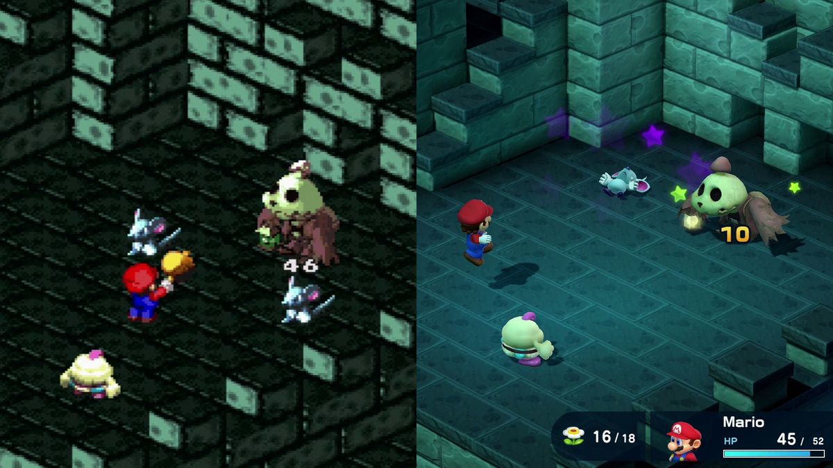 The Super Mario RPG remake is absolutely faithful to the original Mario ...