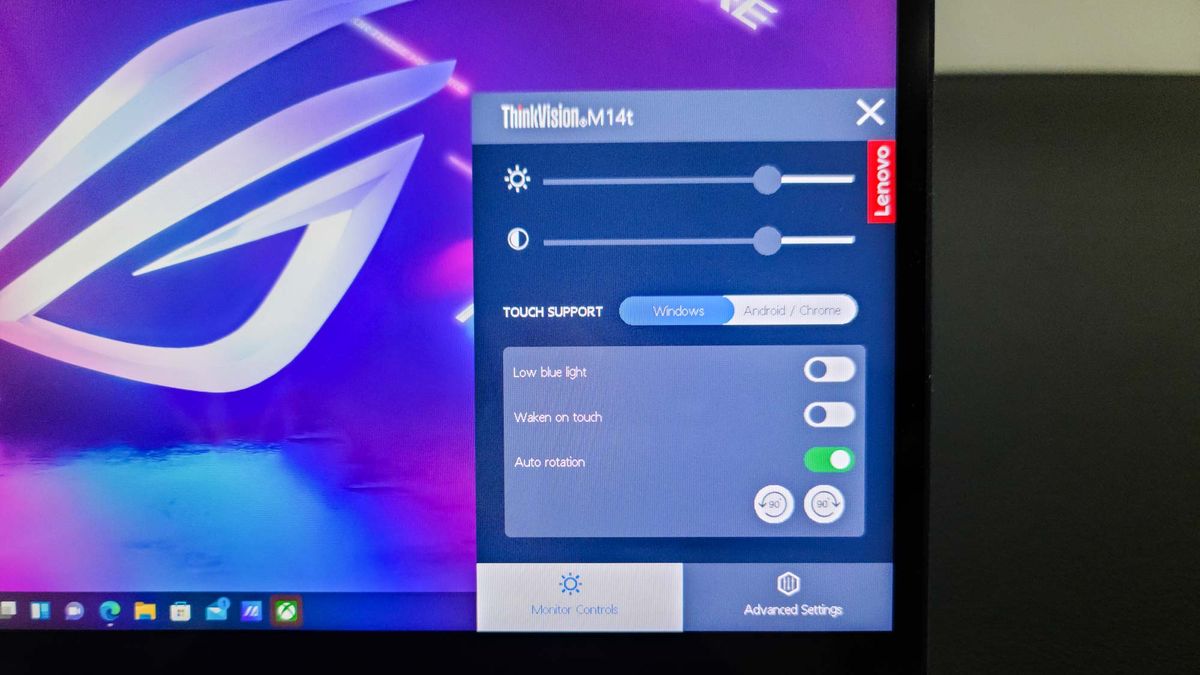 Lenovo ThinkVision M14t portable monitor review | Tom's Guide