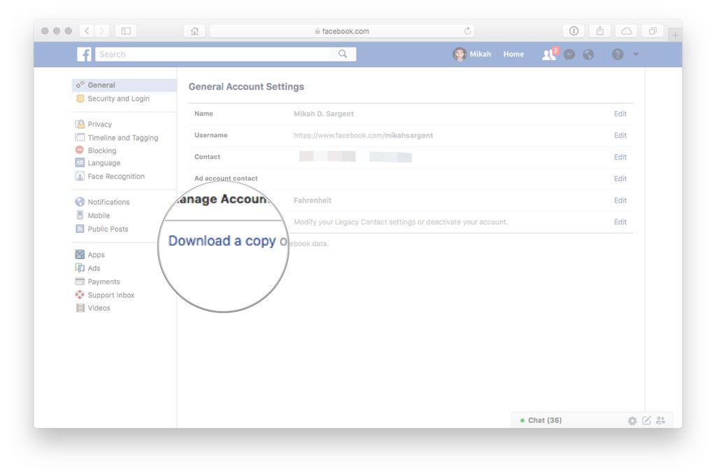 How to download a copy of your Facebook data | iMore