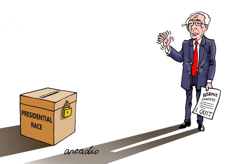 5 radically funny cartoons about the end of Bernie 2020 | The Week