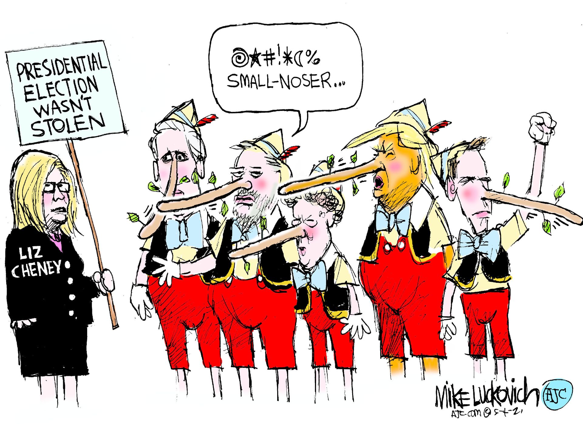 5 Brutally Funny Cartoons About The Gops Shunning Of Liz Cheney The Week