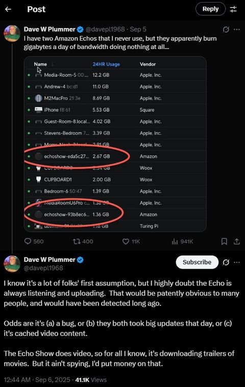 Amazon says bug caused select Echo Show devices to use tons of data — widgets caching large ...