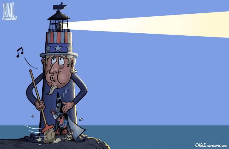 Editorial Cartoon U.S. immigration history | The Week