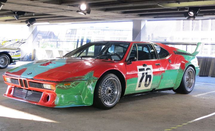 The BMW Art Car collection parks up in London;s Shoreditch | Wallpaper