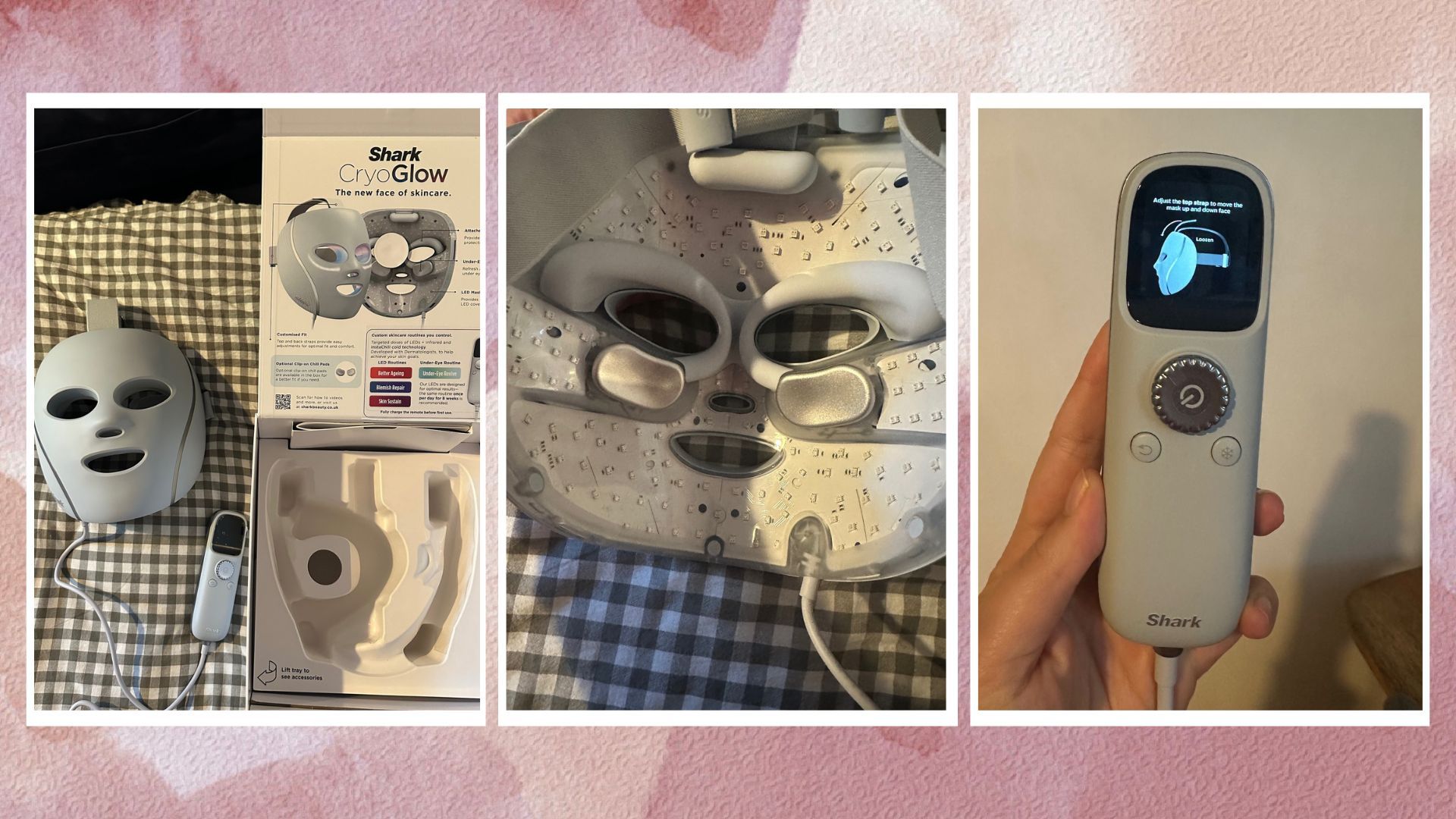 Our senior beauty ed's honest Shark CryoGlow LED Mask review | Woman & Home