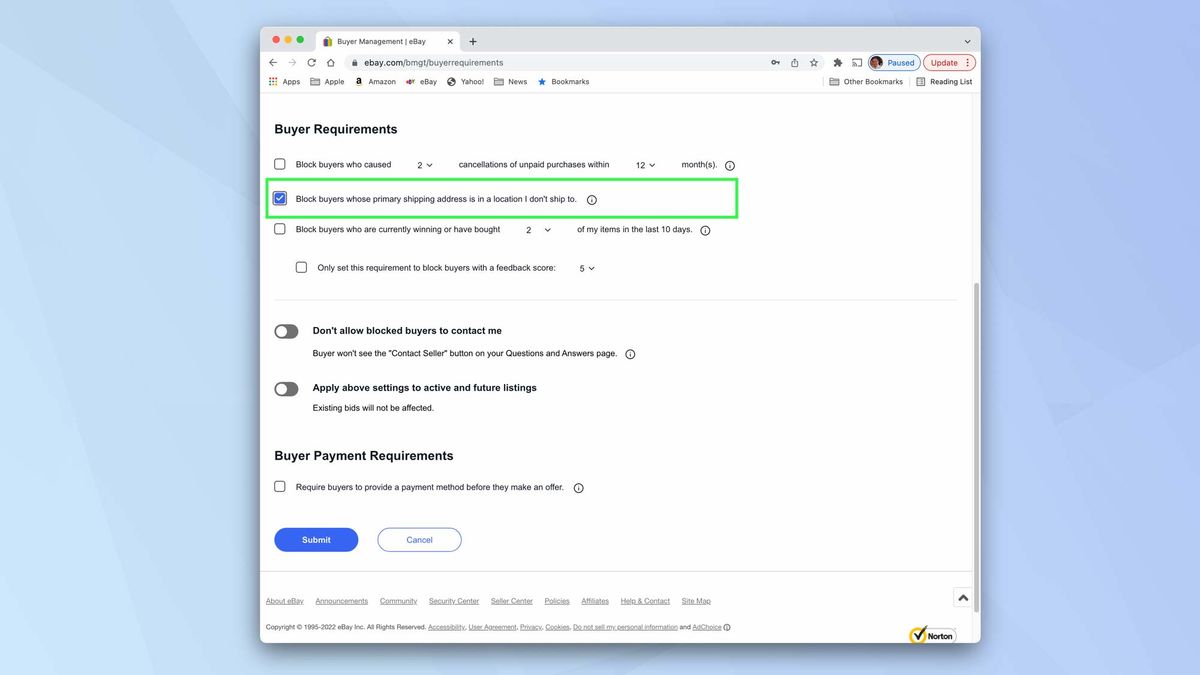 How to block buyers on eBay | Tom's Guide