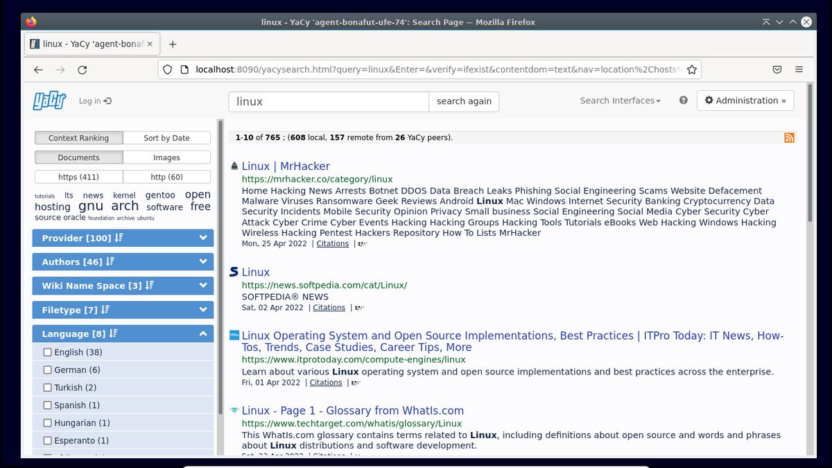 Build your own search engine with YaCy | TechRadar