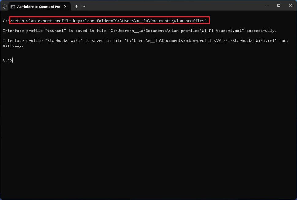 How to control Wi-Fi networks from Command Prompt on Windows 11 ...