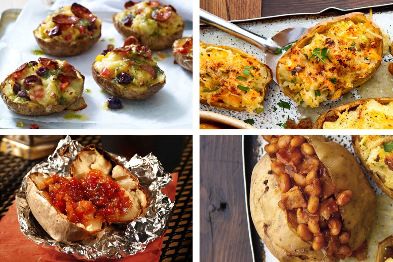 17 easy jacket potato fillings and toppings | GoodTo