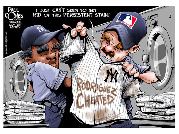 Editorial cartoon Alex Rodriguez | The Week