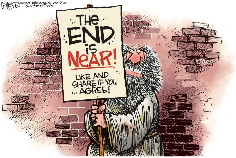 Editorial Cartoon U.S. the end is near | The Week