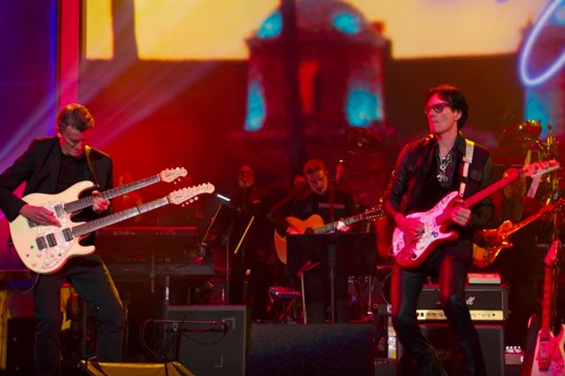 Steve Vai and Steuart Smith Perform "Hotel California" as Eagles Look ...