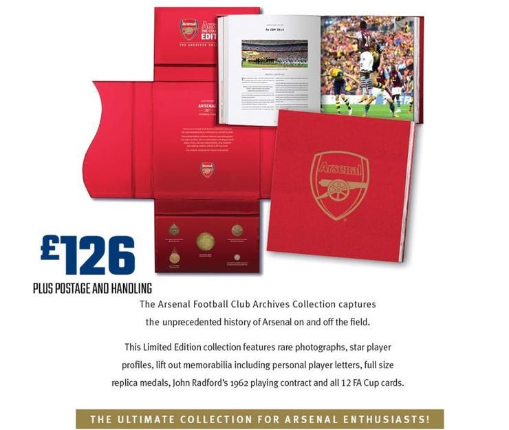 Fancy a limited edition Arsenal Archive Collection? Find out more here ...