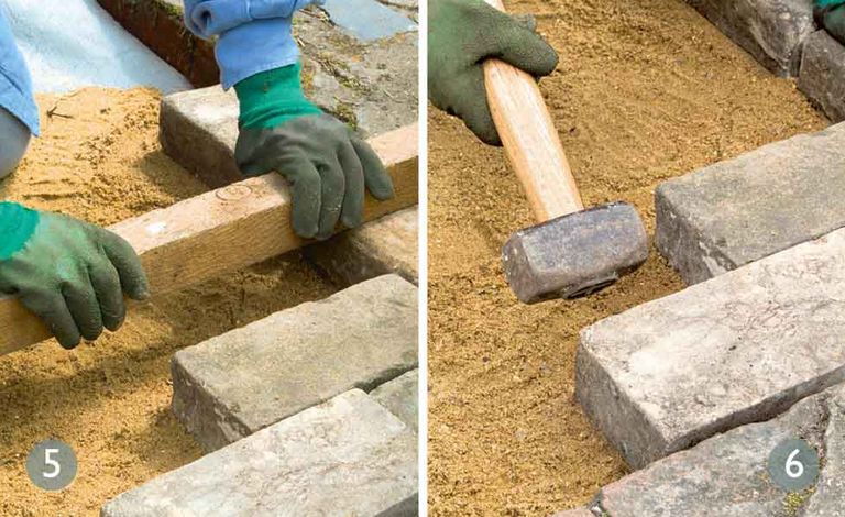 How to build a herringbone path | Real Homes