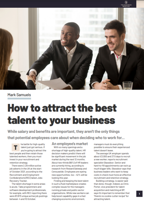 How to attract the best talent to your business | IT Pro