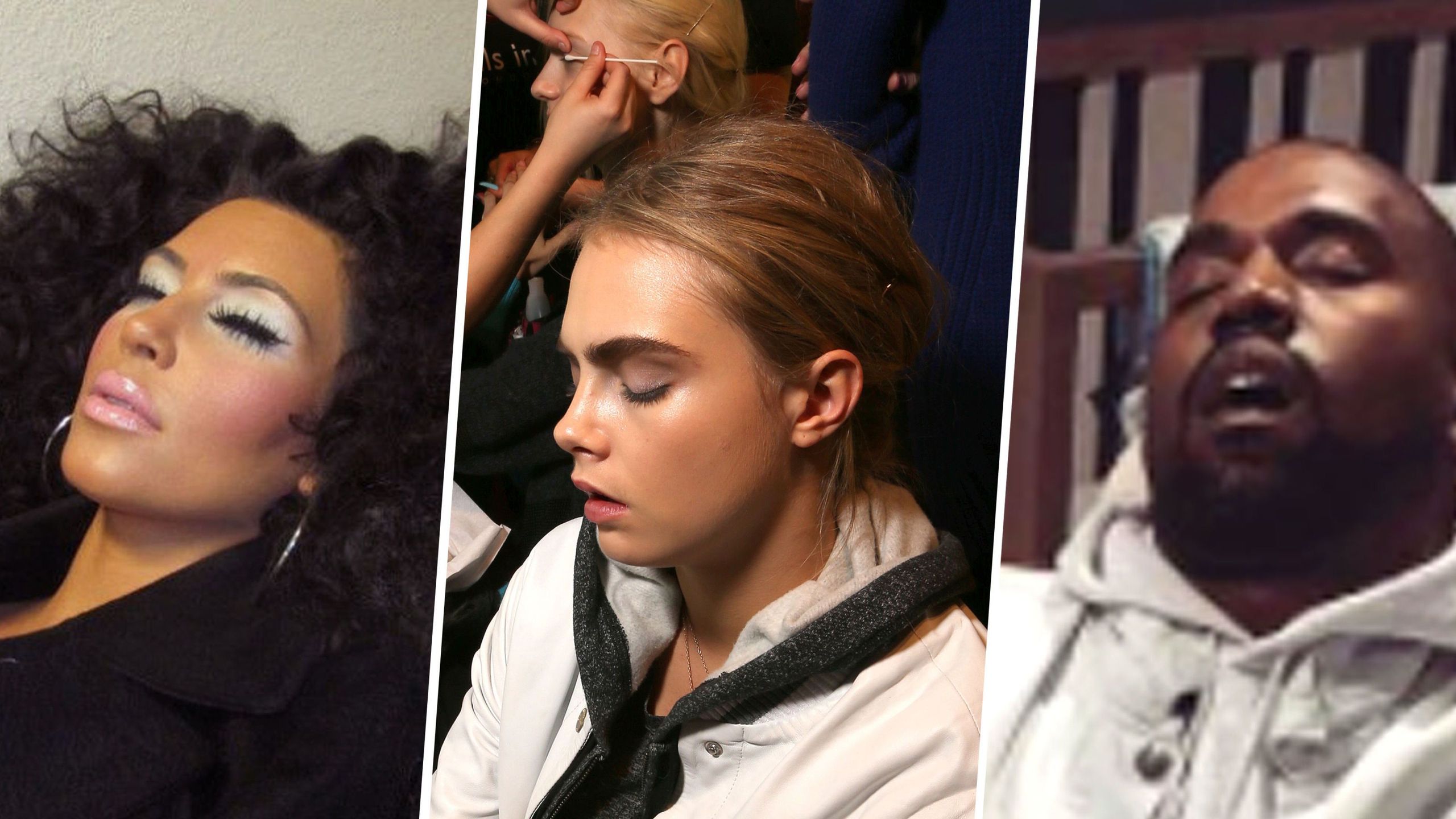 Celebrities Sleeping Photos Times Celebs Fell Asleep In Public Places 4517