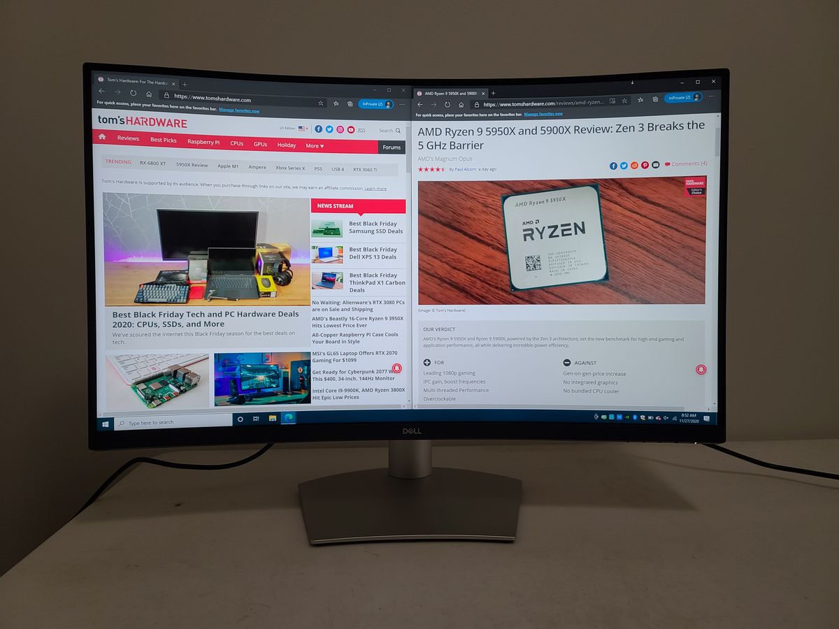 Dell S3221QS Review: Attractive 4K Display With AMD FreeSync | Tom's ...