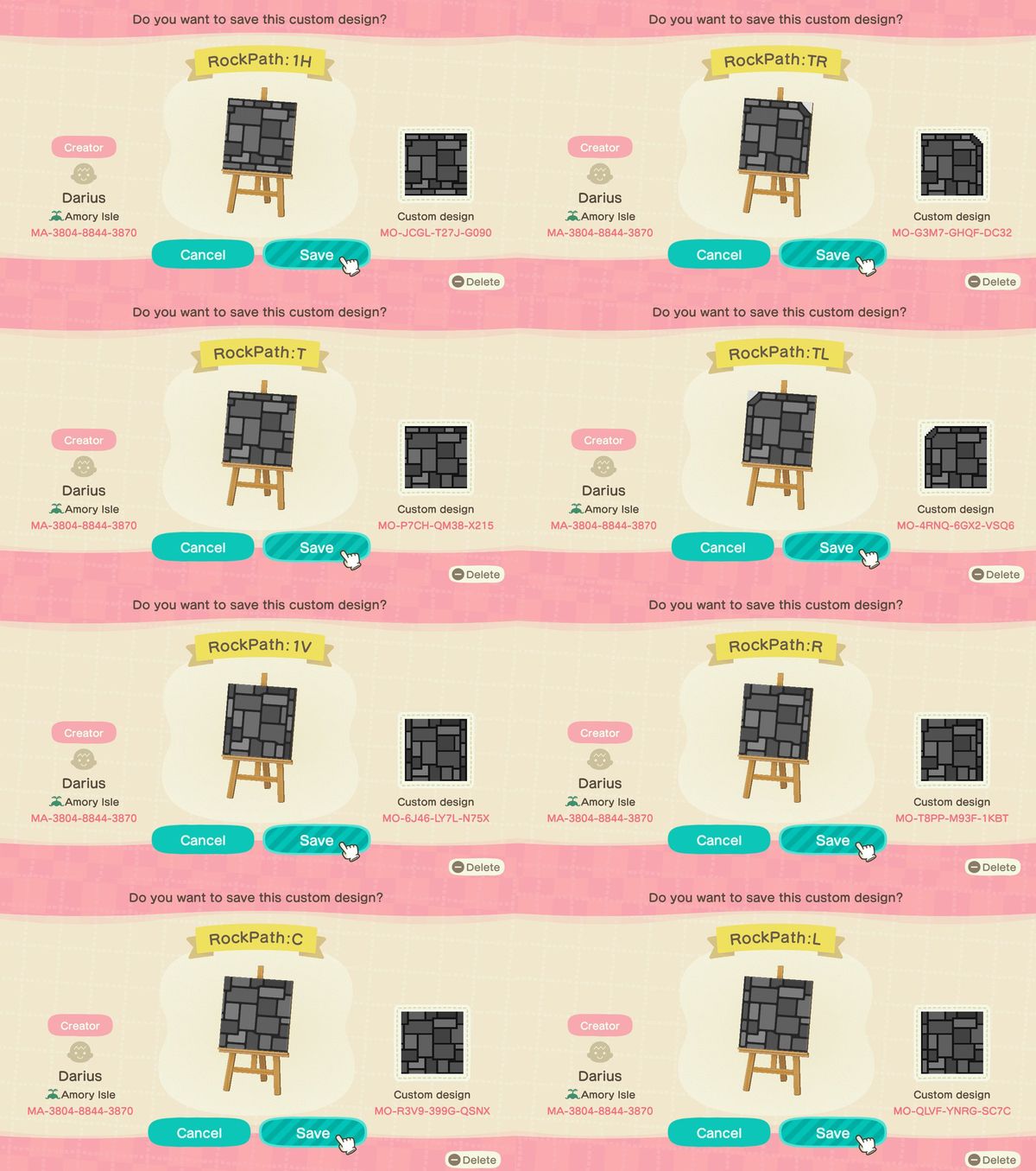 Animal Crossing: New Horizons — The best QR codes for streets, paths ...