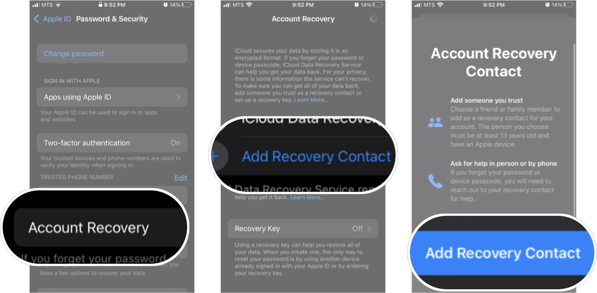 How to set up Account Recovery contacts on iPhone and iPad | iMore