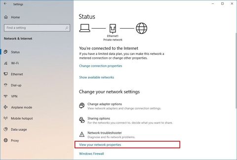 How to determine Wi-Fi and Ethernet connection speed on Windows 10 ...