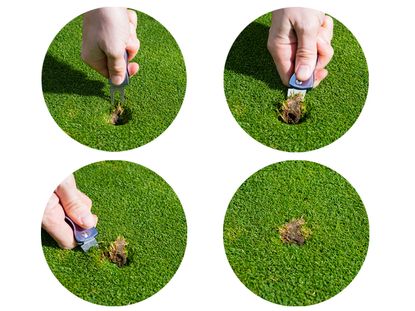 How To Repair A Pitch Mark Correctly - Golf Monthly | Golf Monthly