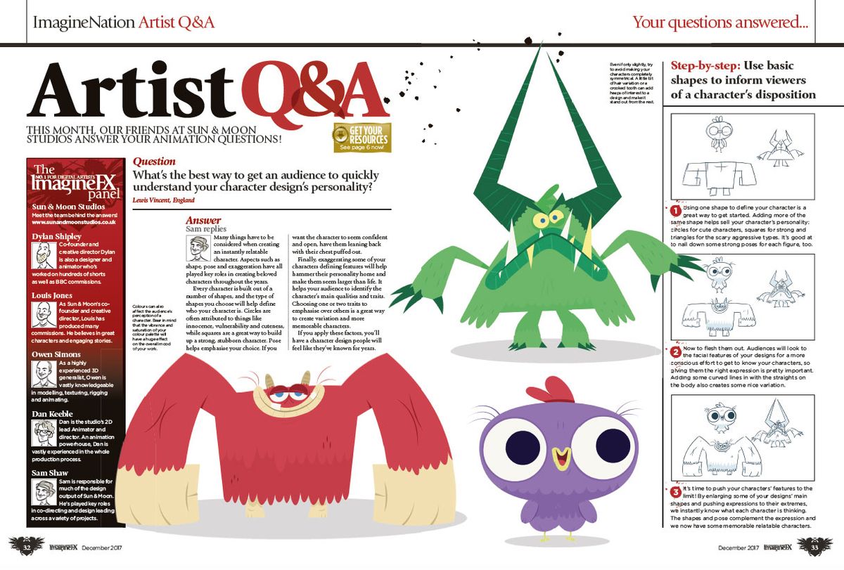 Learn pro animation secrets with the new ImagineFX | Creative Bloq