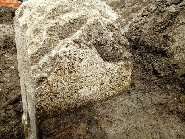 Sacred stone tied to the legend of Romulus and Remus unearthed in Rome ...