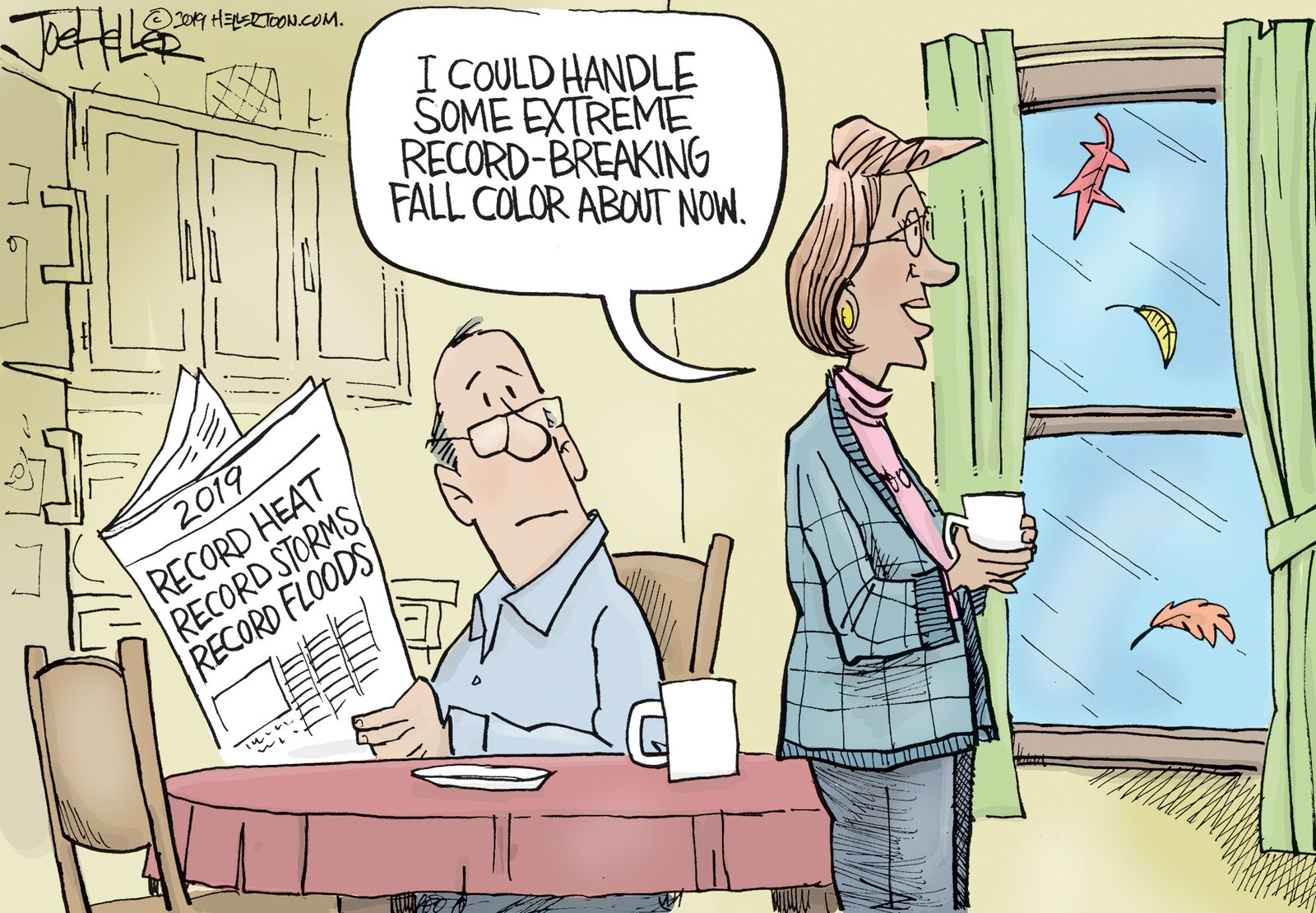 Editorial Cartoon U.S. Record Breaking Fall Weather | The Week