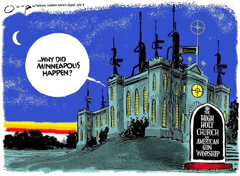 Ten editorial cartoons for August 29 | The Week