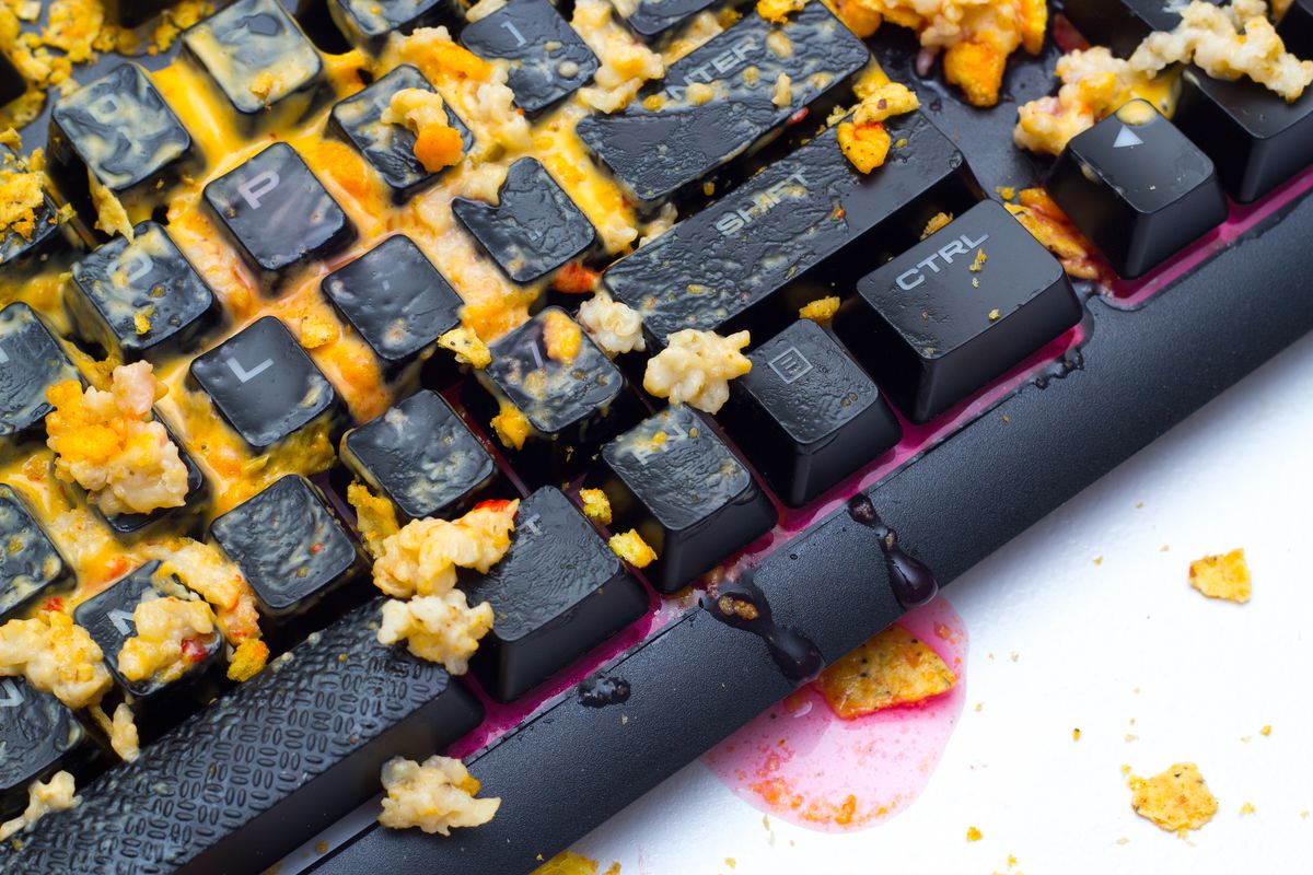 We tried to destroy Corsair's spill-resistant keyboard with Doritos and ...