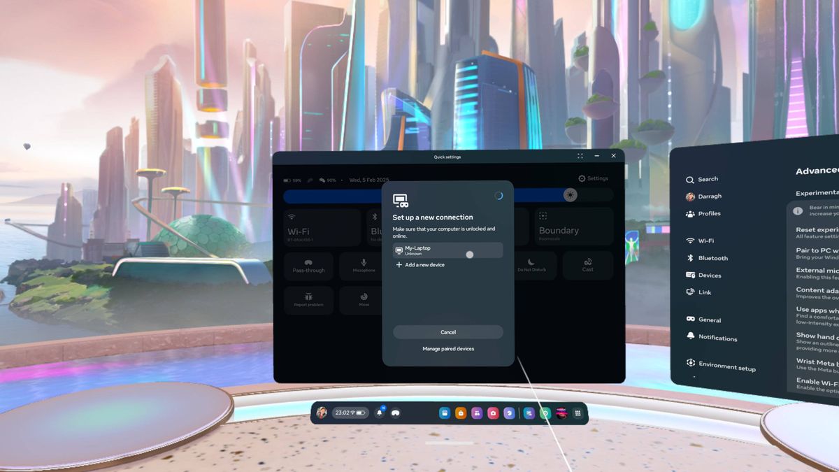 How to connect Meta Quest to Windows 11 PC — get 3 virtual displays ...