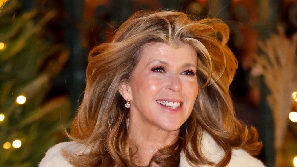Kate Garraway spreads Christmas joy with checkerboard dress | Woman & Home