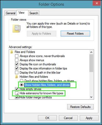 How to Show File Extensions in Windows 8.1, Windows 8 and Windows 7 ...