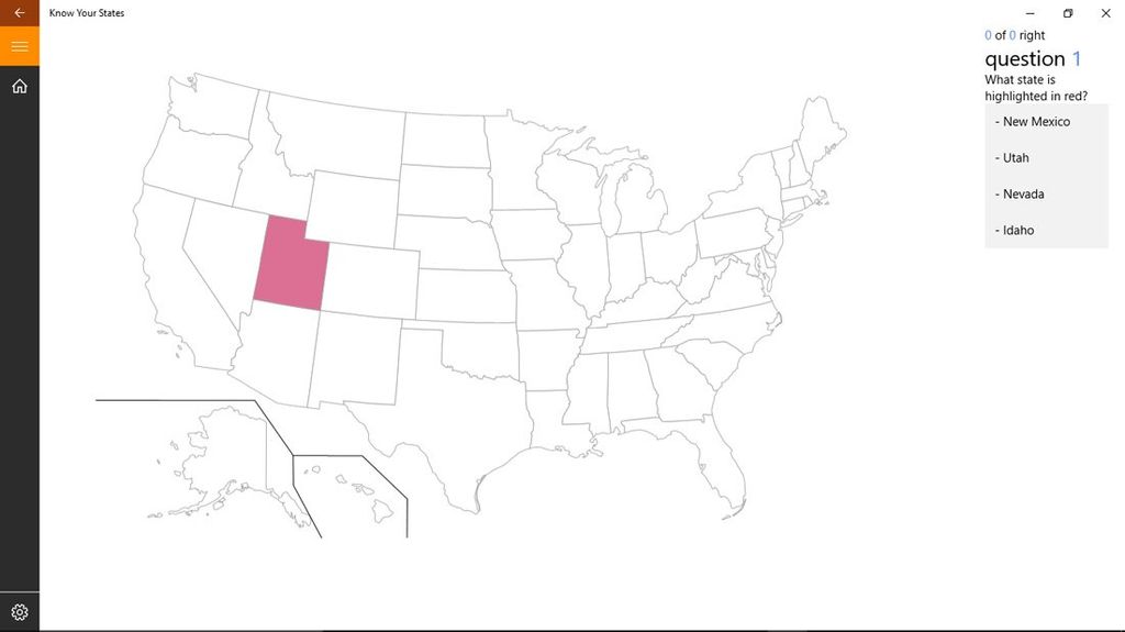 Bone up on your 50 states facts with Know Your States for Windows PC ...