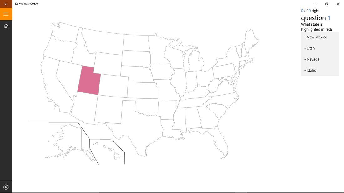 Bone up on your 50 states facts with Know Your States for Windows PC ...