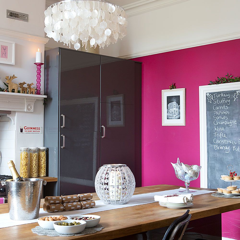 16 pink kitchen ideas in shades from soft blush to bold fuchsia | Ideal ...
