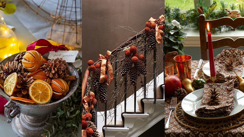 Pine cone decorations: 10 charming rustic looks | Homes and Gardens