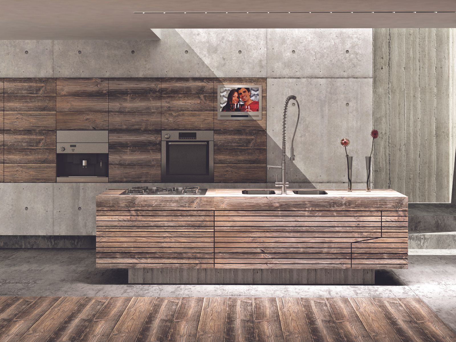 Kitchen TV ideas - how to include a television stylishly | Livingetc