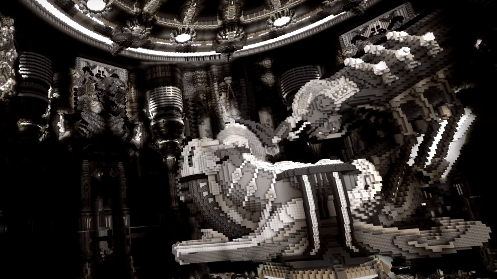 This Minecraft build puts you in a stunning H.R. Giger theme park | PC ...